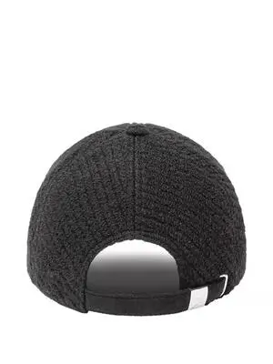 Manière De Voir Textured Twill Baseball Cap