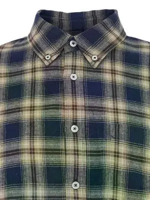 DUNST Logo-patch Striped Shirt