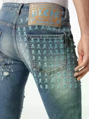 Philipp Plein Paint Splatter Straight-leg Jeans