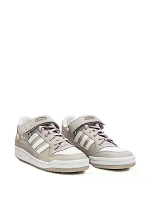 Adidas Forum Low Striped Trainers - Grey