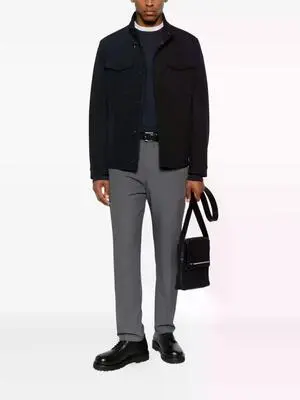 FAY Travel Field Jacket With Flap-pockets - Blue