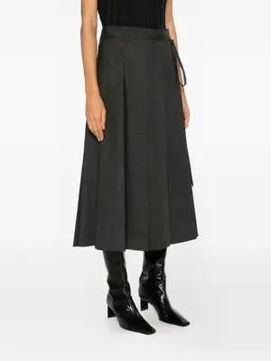 HERSKIND Pleated A-line Skirt