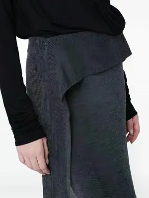 ENTIRE STUDIOS Ribbed-knit Long Skirt