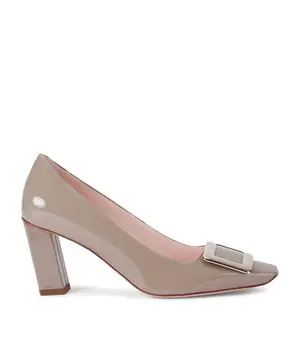 ROGER VIVIER Patent Leather Belle Vivier 75 Pumps