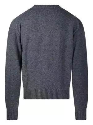 COOR Ribbed Crew-neck Wool Sweater