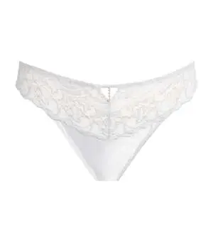 AUBADE Lace-trim Italian Briefs - Blue