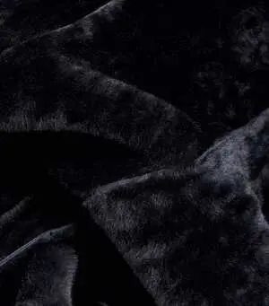 Emporio Armani Suede Funnel-neck Sweatshirt
