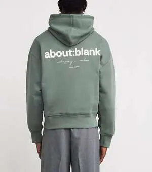 ABOUT:BLANK Cotton Loopback Hoodie - Green