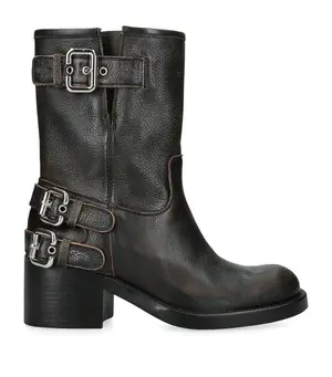 Women's Black Brown Boots