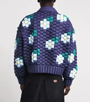 RAXXY 3d Down-filled Floral Puffer Jacket