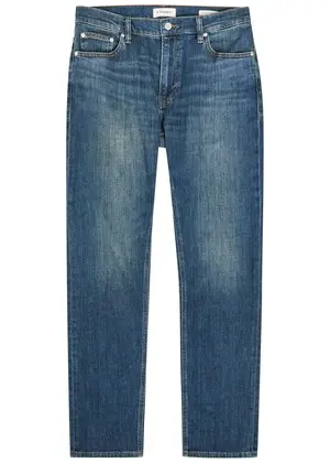FRAME Mid-Rise Straight-Leg Jeans
