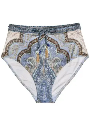 Zimmermann Wanderlust Patterned Bikini Briefs - Multicoloured 1