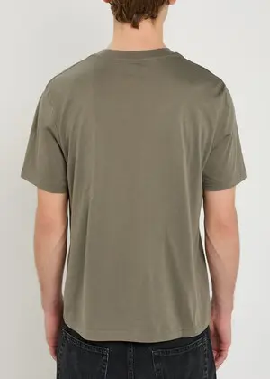 FRAME Cotton T-shirt - Khaki
