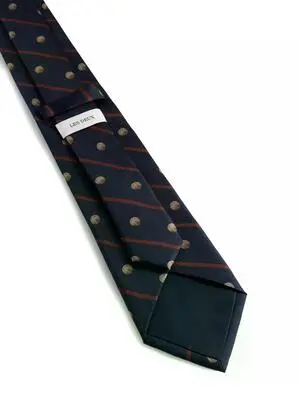 LES DEUX Striped Basketball Neck Tie