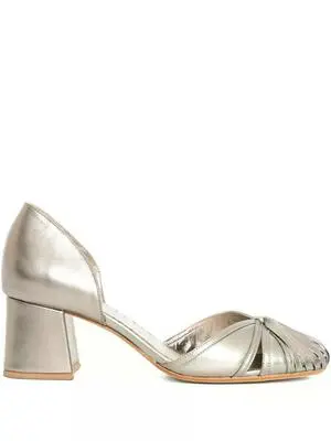 Studio Chofakian Silver Tone Pumps