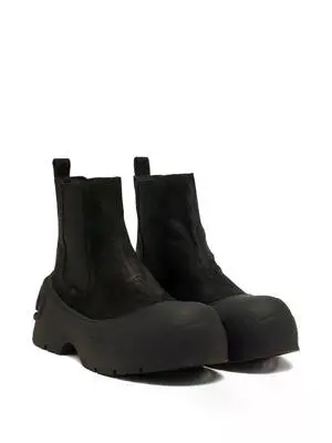DIESEL Logo-detail Toe-cap Boots