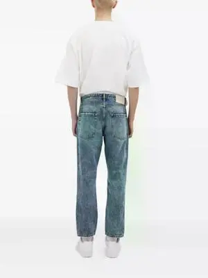 ICON DENIM LA Buttoned Straight-leg Jeans