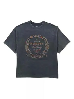 PURPLE BRAND Textured Jersey T-shirt - Grey