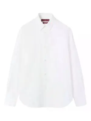 Gucci Web Jacquard-detail Shirt