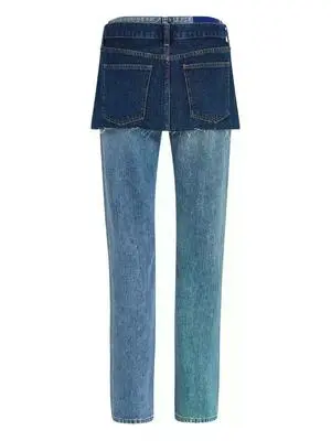 Karl Lagerfeld Layered Straight Leg Jeans