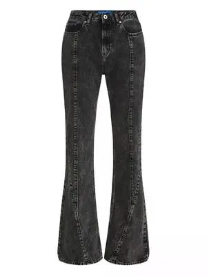 Karl Lagerfeld High-rise Flared Jeans - Grey