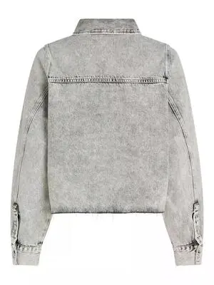Karl Lagerfeld Bleached Denim Shirt