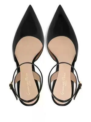 GIANVITO ROSSI 115mm Cara Ankle-strap Heeled Pumps - Black