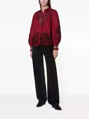 Farm Rio Embroidered Blouse