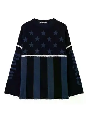 Palm Angels Striped Sweaters For Men