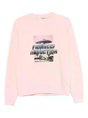 Fiorucci Printed Sweatshirt - Pink