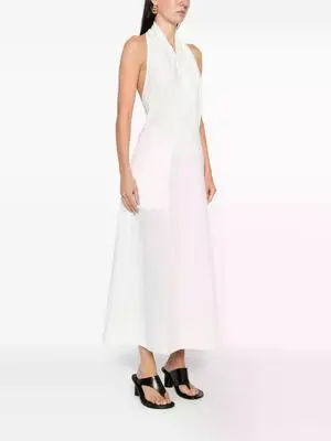 ST. AGNI Halter Midi Dress