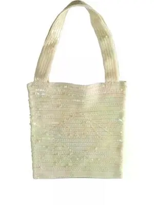 BODE Sequin Embellished Tote Bag - Neutrals
