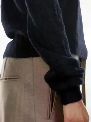 Auralee Brushed-finish Sweater - Blue