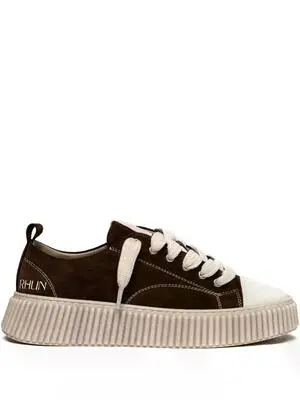 RHUN Suede Lace-up Sneakers