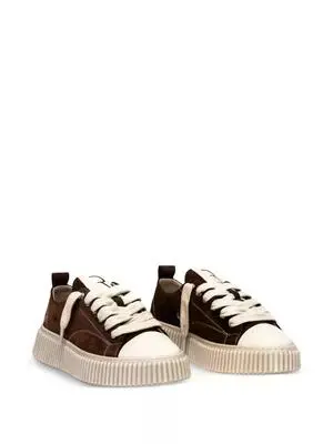 RHUN Suede Lace-up Sneakers