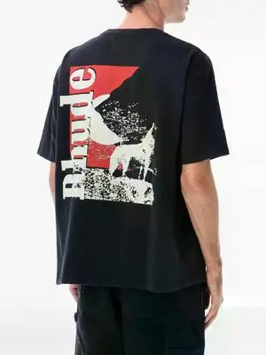 Rhude Chest-pocket Graphic T-shirt - Black