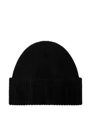 ROBERTO COLLINA Ribbed-pattern Beanie Hat - Black