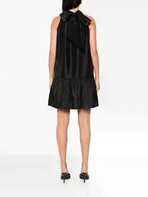Simkhai Tie-fastening Mini Dress - Black