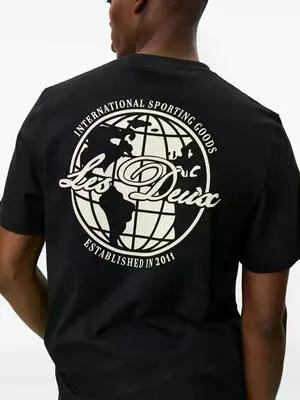 LES DEUX Ben Globe Graphic T-shirt