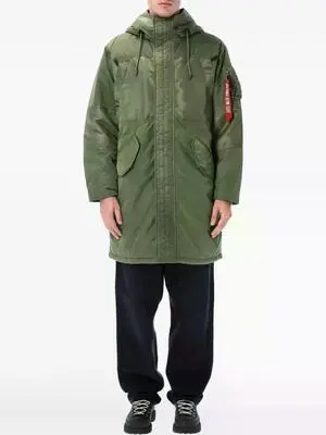 Alpha Industries Studio Field Parka Coat - Green