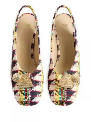 Valentino Garavani Adamantine Sequin-embellished Pumps - Neutrals