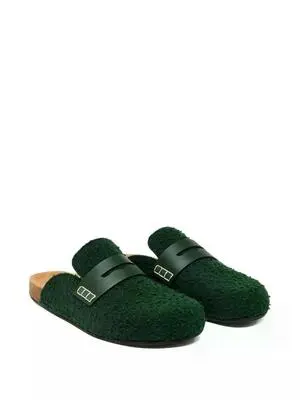JW Anderson Felt Loafers - Green