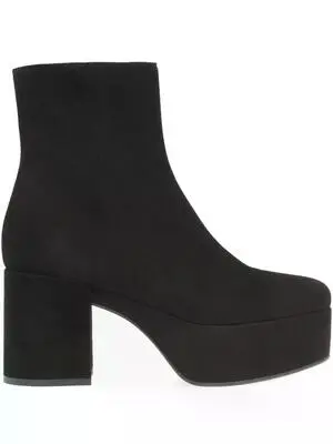GIANVITO ROSSI Sally Platform Ankle Boots - Black
