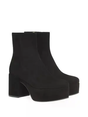 GIANVITO ROSSI Sally Platform Ankle Boots - Black