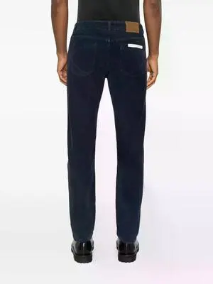Incotex Logo Patch Trousers