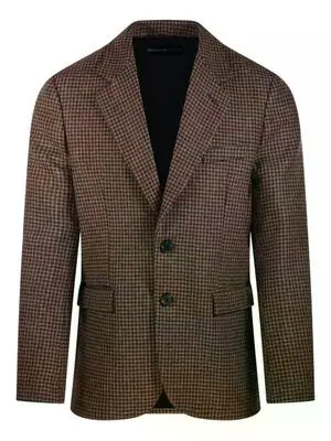 DEPARTMENT 5 Single-breasted Houndstooth Blazer