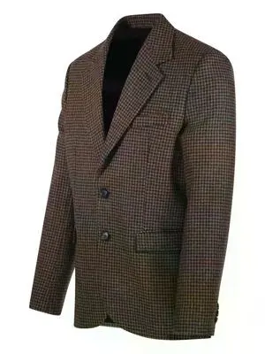 DEPARTMENT 5 Single-breasted Houndstooth Blazer