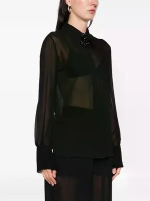 SIMONA CORSELLINI Beaded Panel Shirt