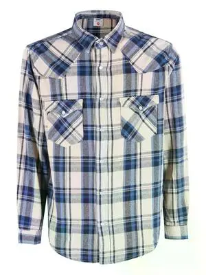Edwin Checked-pattern Pocket Shirt