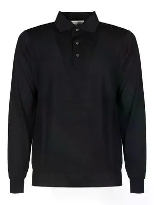 FILIPPO DE LAURENTIIS Buttoned Long-sleeved Polo Shirt